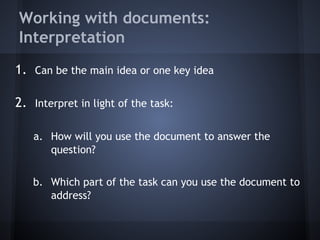 Doing the ap euro hist dbq | PDF