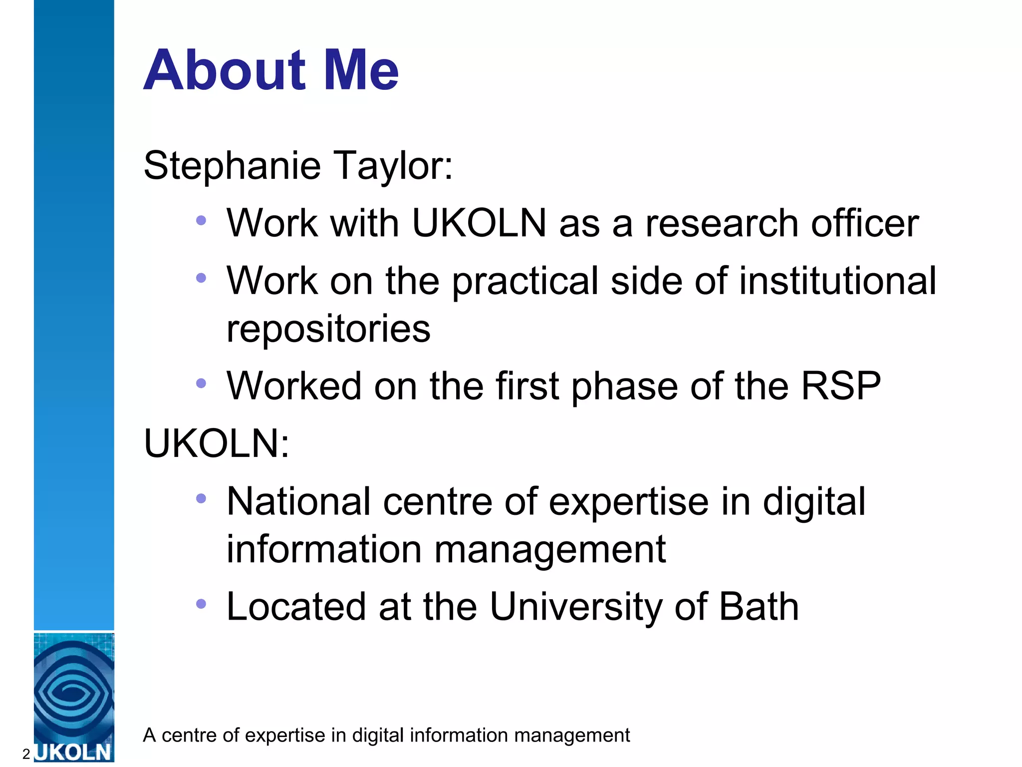 Doing Things Differently 2010 | PPT