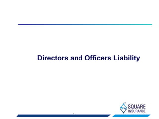 Directors and Officers Liability Insurance | PPSX