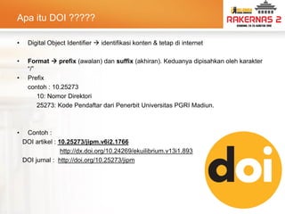 DIGITAL OBJECT IDENTIFIER (DOI) | PDF