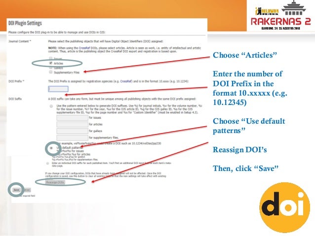 DIGITAL OBJECT IDENTIFIER (DOI) DIGITAL OBJECT IDENTIFIER (DOI)