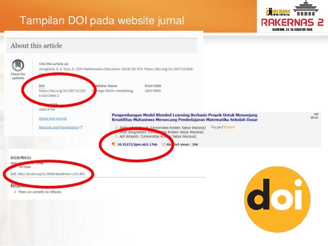 DIGITAL OBJECT IDENTIFIER (DOI) DIGITAL OBJECT IDENTIFIER (DOI)