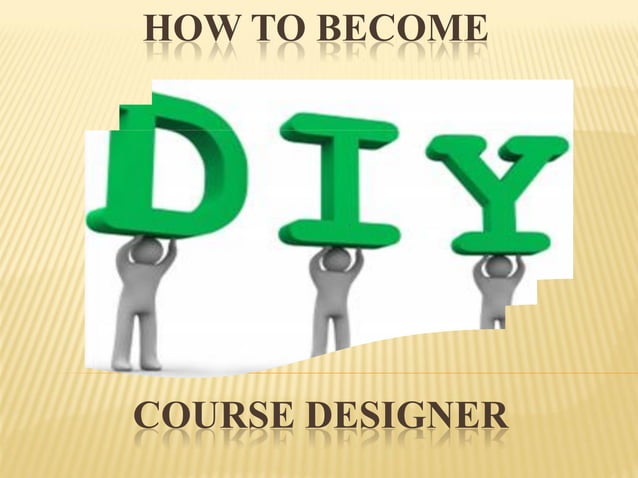 Do it yourself an approach in esp course design | PDF