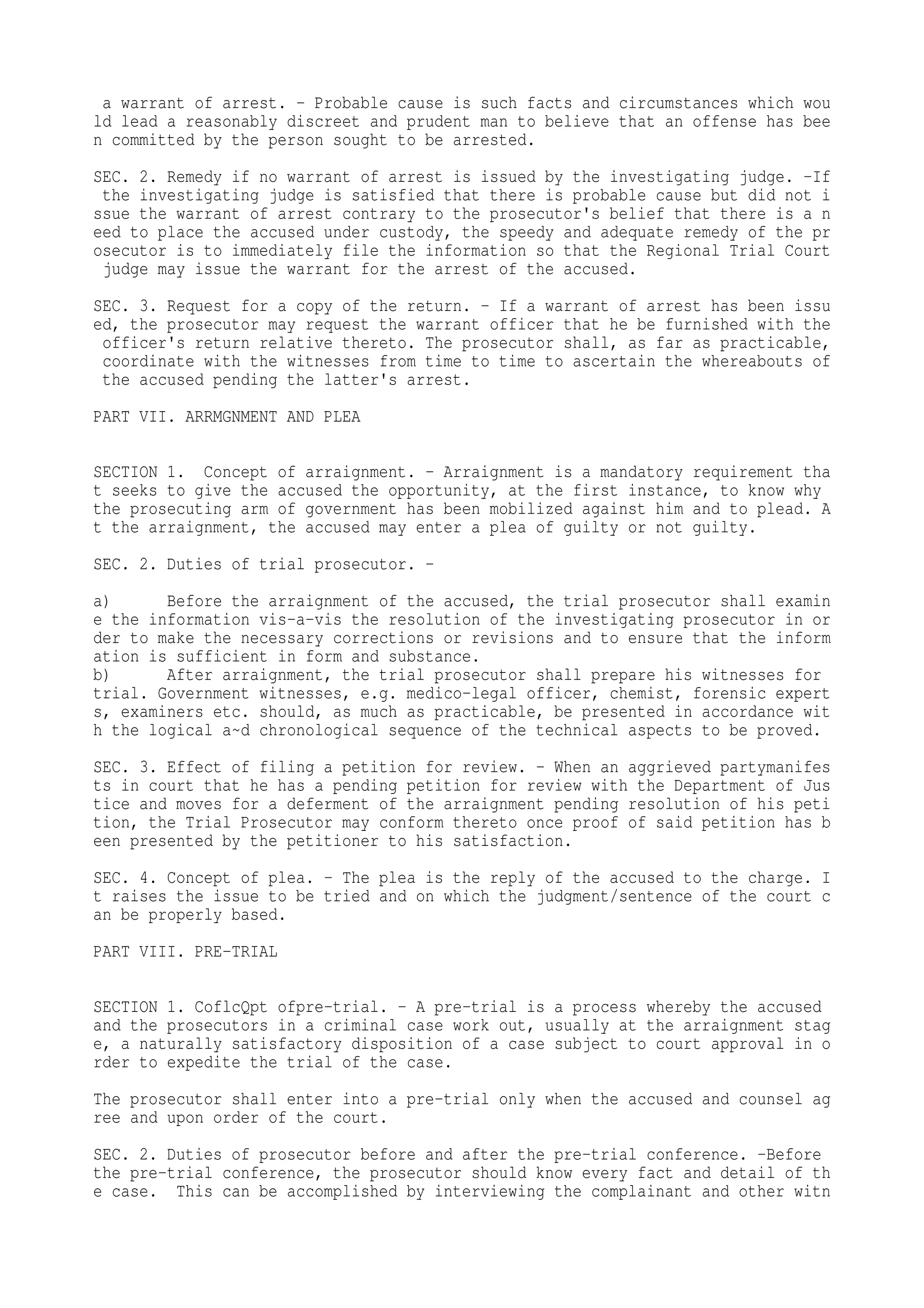 DOJ National Prosecution Service Manual | PDF