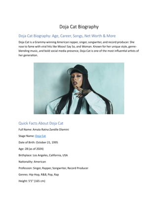 Doja Cat Life Biography The Celeb Post.pdf