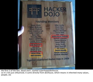 Hacker Dojo @ Google | PPT