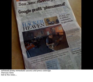 Hacker Dojo @ Google | PPT