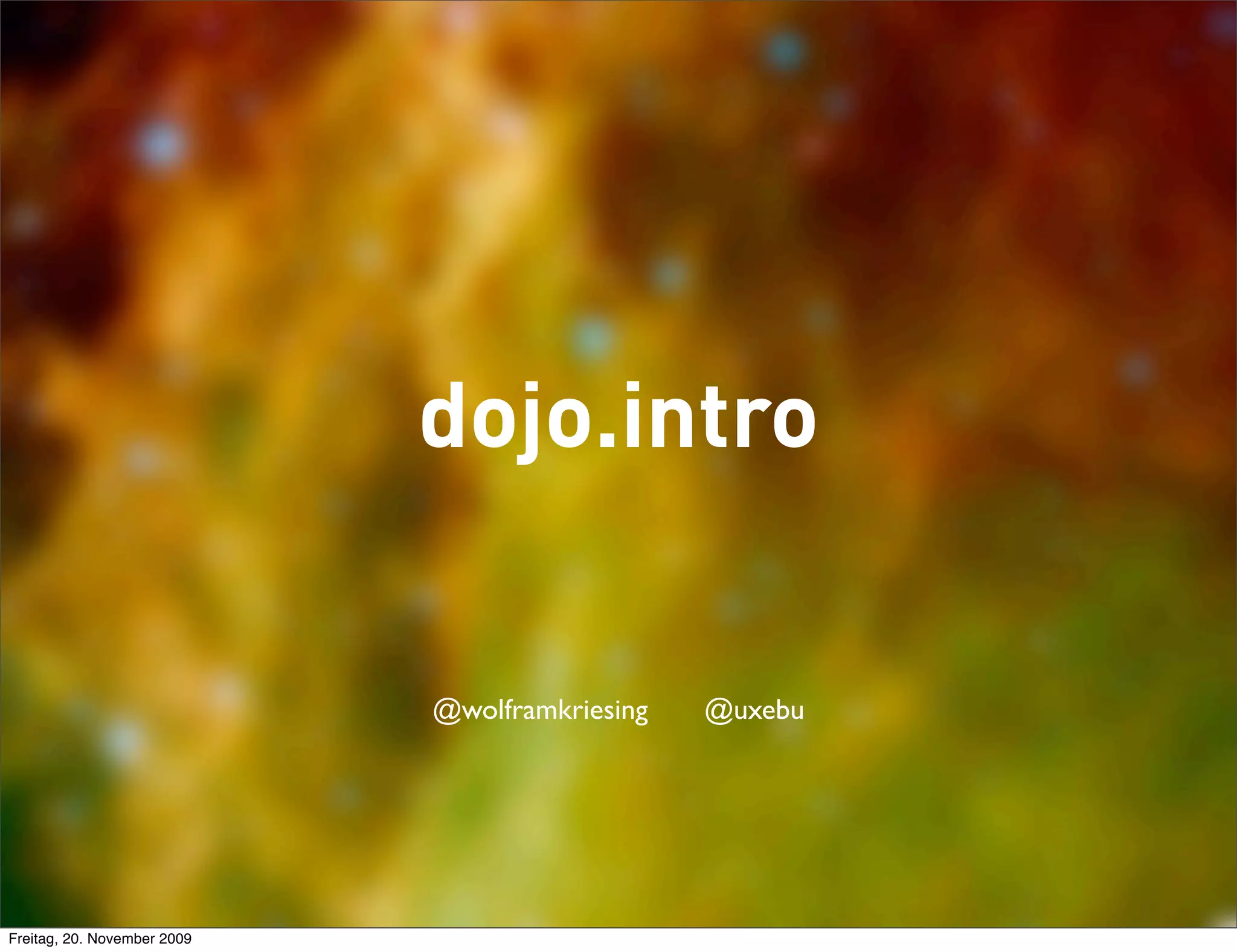 Dojo Basics Js UserGroup Chicago | PPT