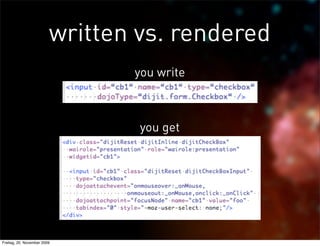 Dojo Basics Js UserGroup Chicago | PPT