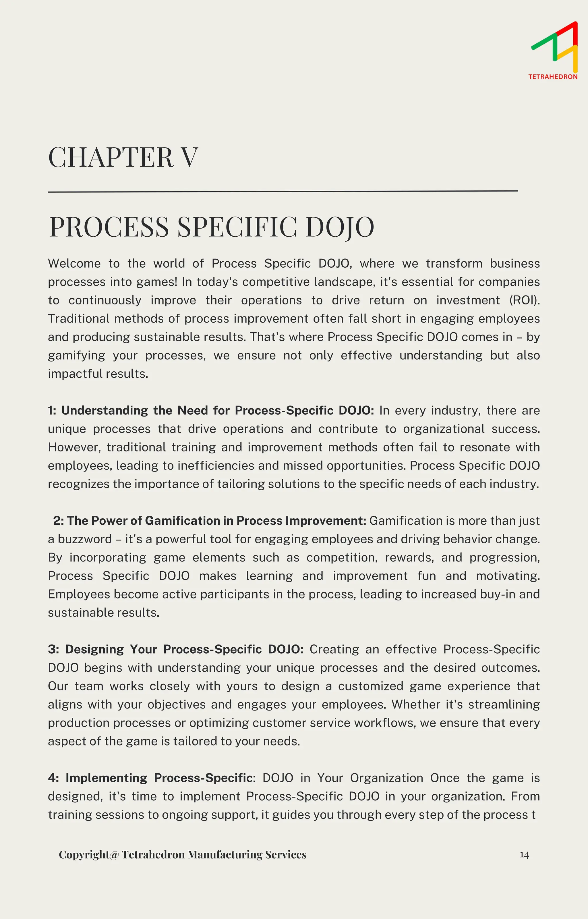 DOJO Training room | Training DOJO PPT | PDF