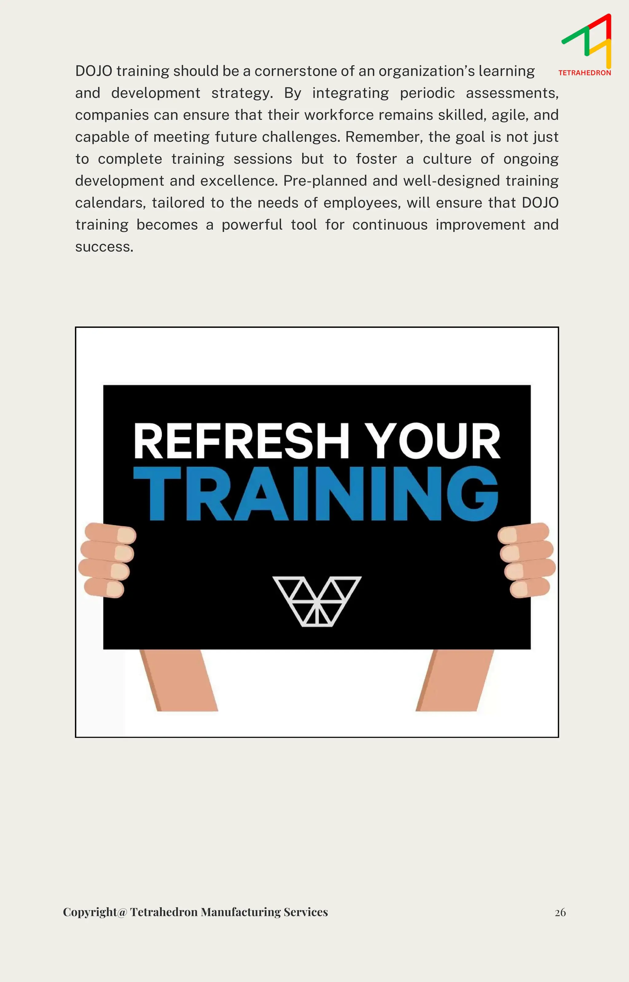 DOJO Training room | Training DOJO PPT | PDF