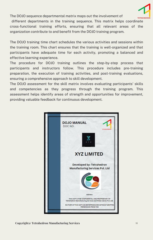 DOJO Training room | Training DOJO PPT | PDF