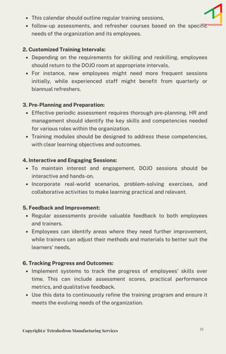 DOJO Training room | Training DOJO PPT | PDF