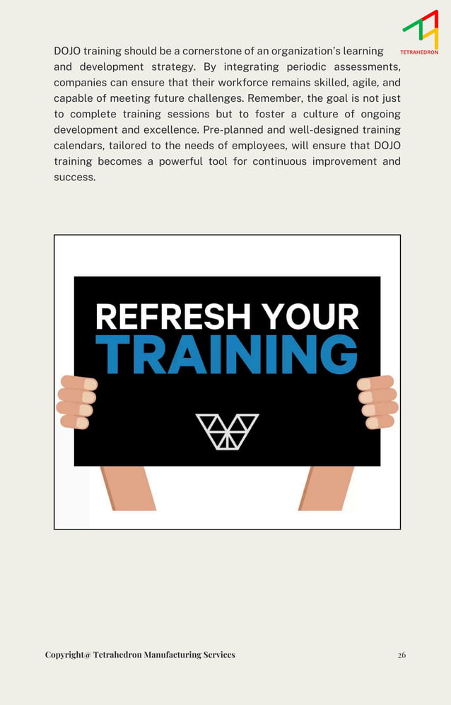 DOJO Training room | Training DOJO PPT | PDF