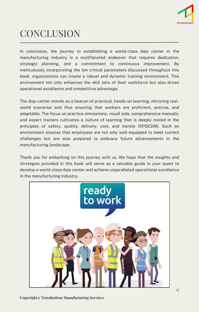 DOJO Training room | Training DOJO PPT | PDF