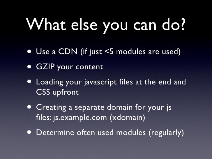 The Dojo Build System