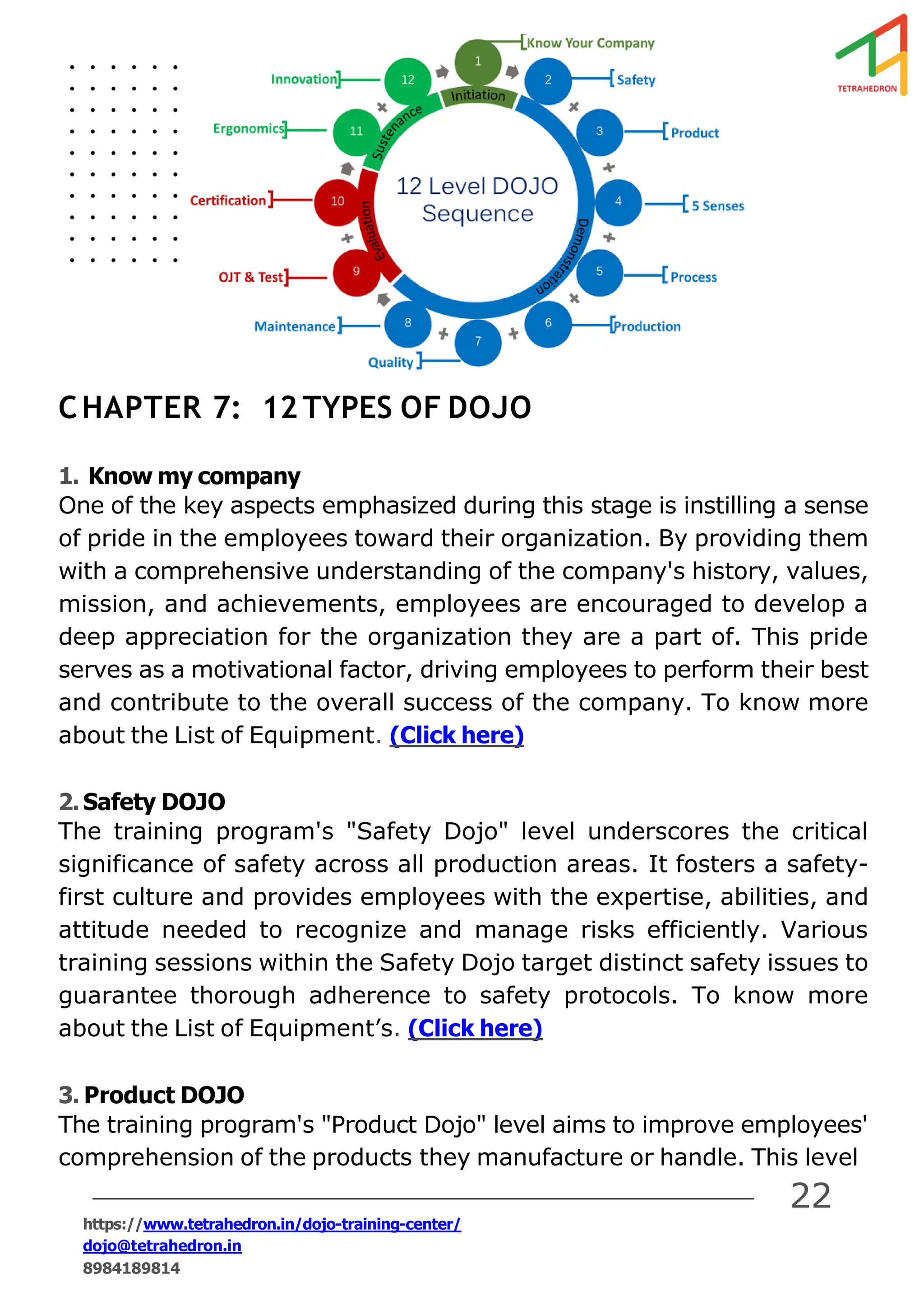 DOJO Training Center - Empowering Workforce Excellence | PDF
