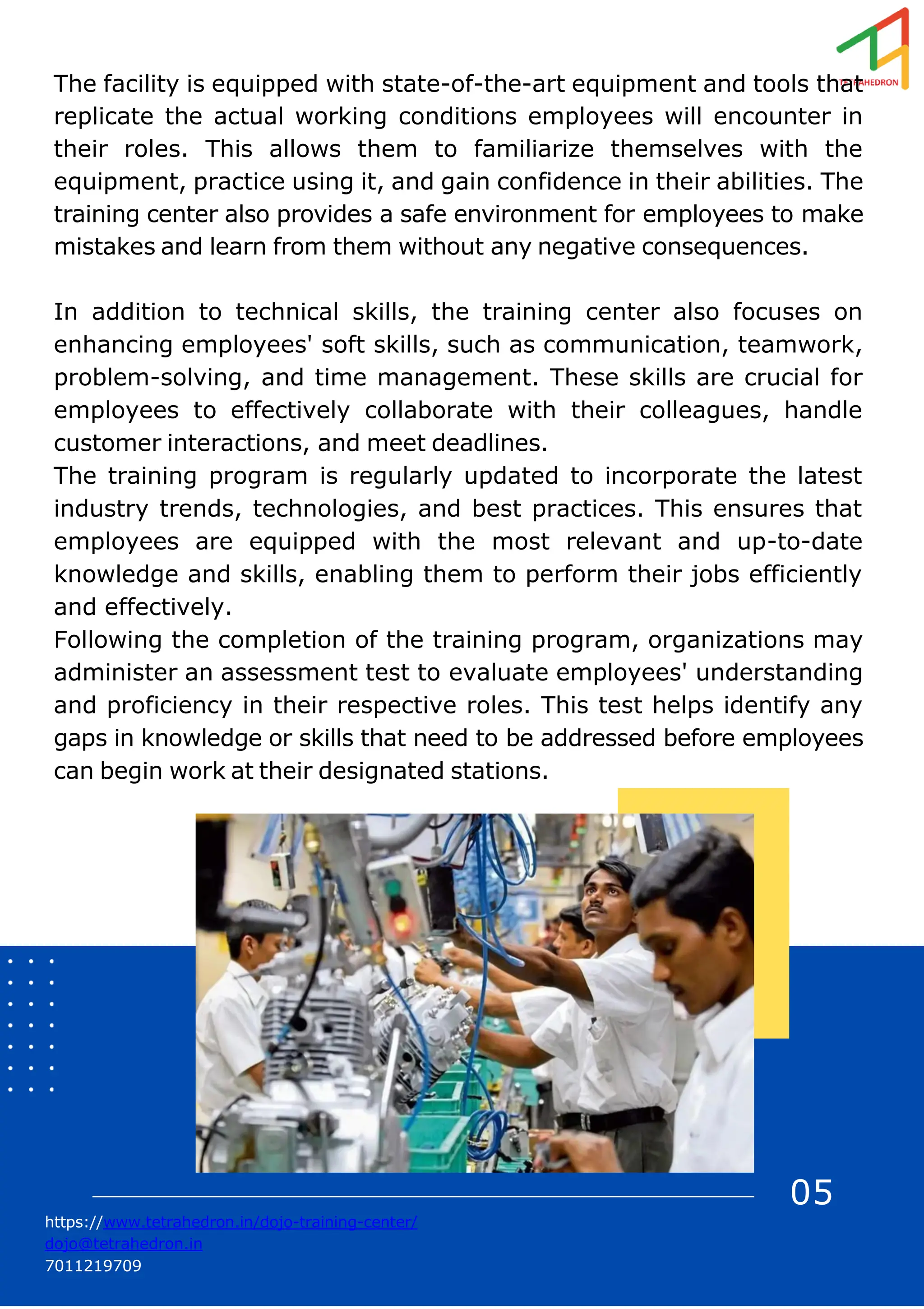 DOJO Training Center - Empowering Workforce Excellence | PDF