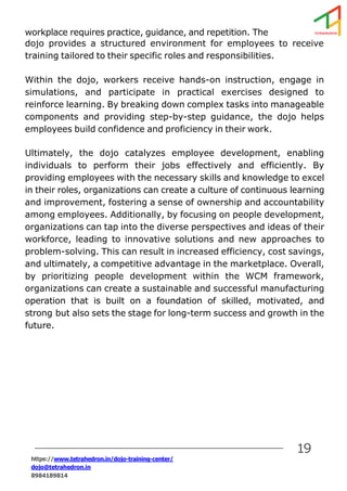 DOJO Training Center - Empowering Workforce Excellence | PDF