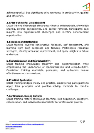 DOJO Training Center - Empowering Workforce Excellence | PDF