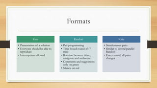 Coding dojo: an introduction | PPTX