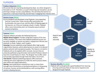 Dojo & flipbook proposal | PPT