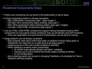 Dojo Toolkit from a Flex developer's perspective | PPT