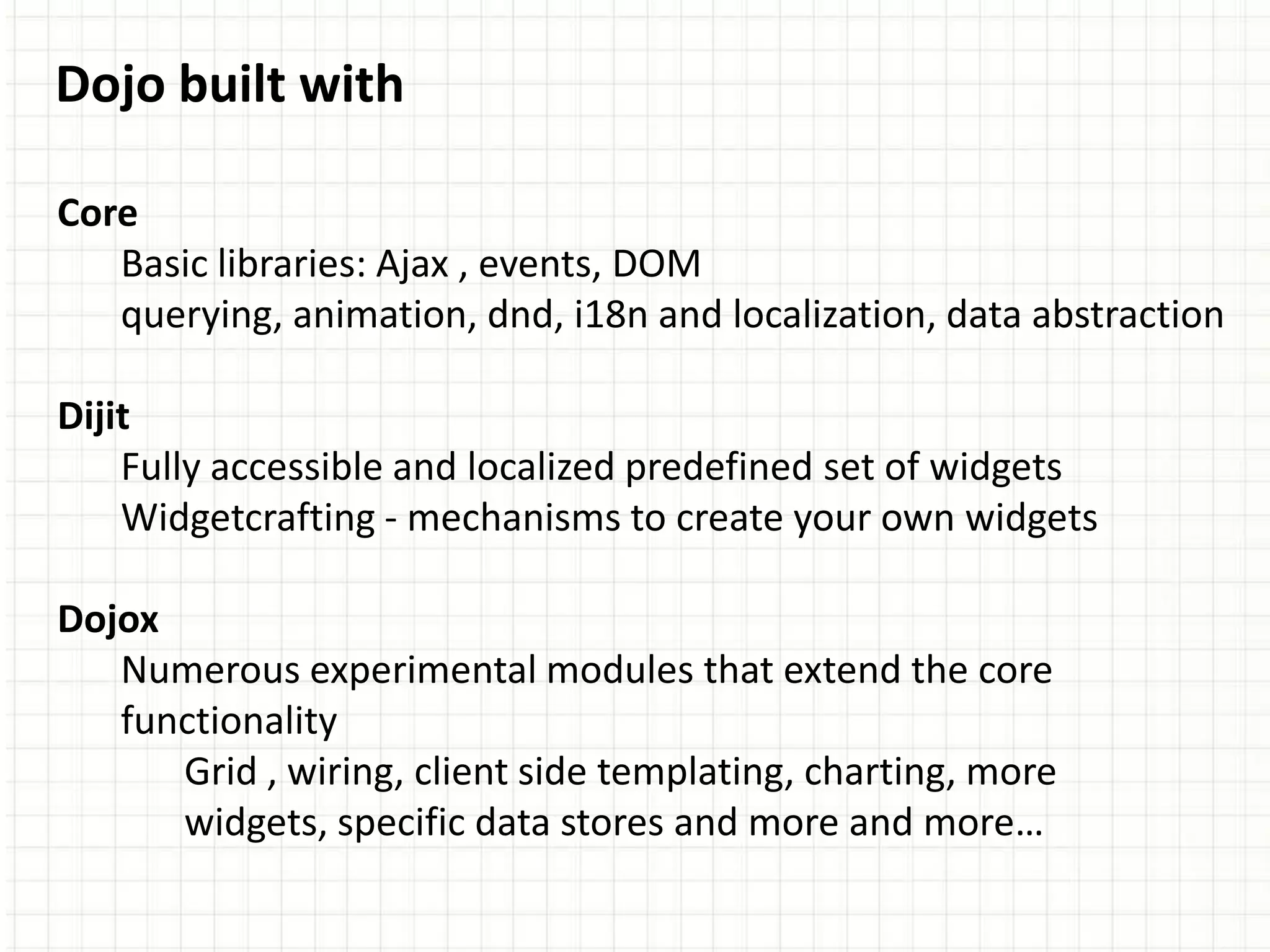 Dojo training | PPTX