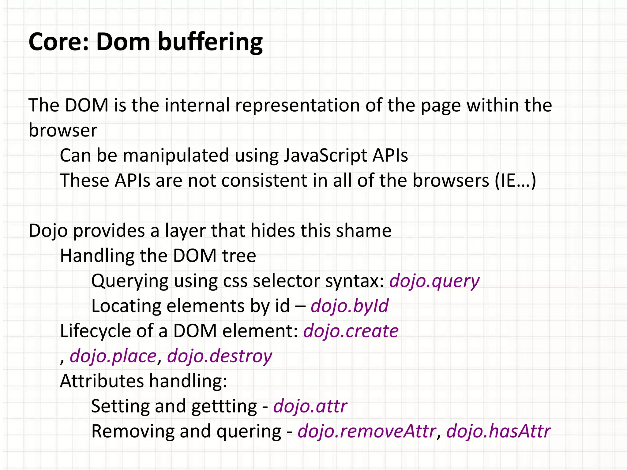 Dojo training | PPTX