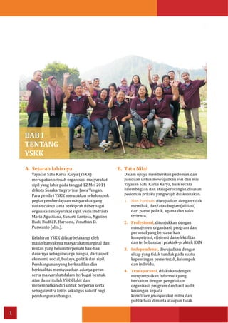 Dokumen Rencana Strategis YSKK Tahun 2016 - 2019 | PDF