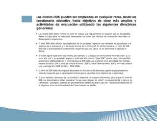 Deep of Knowledge de Webb traducido al español | PDF