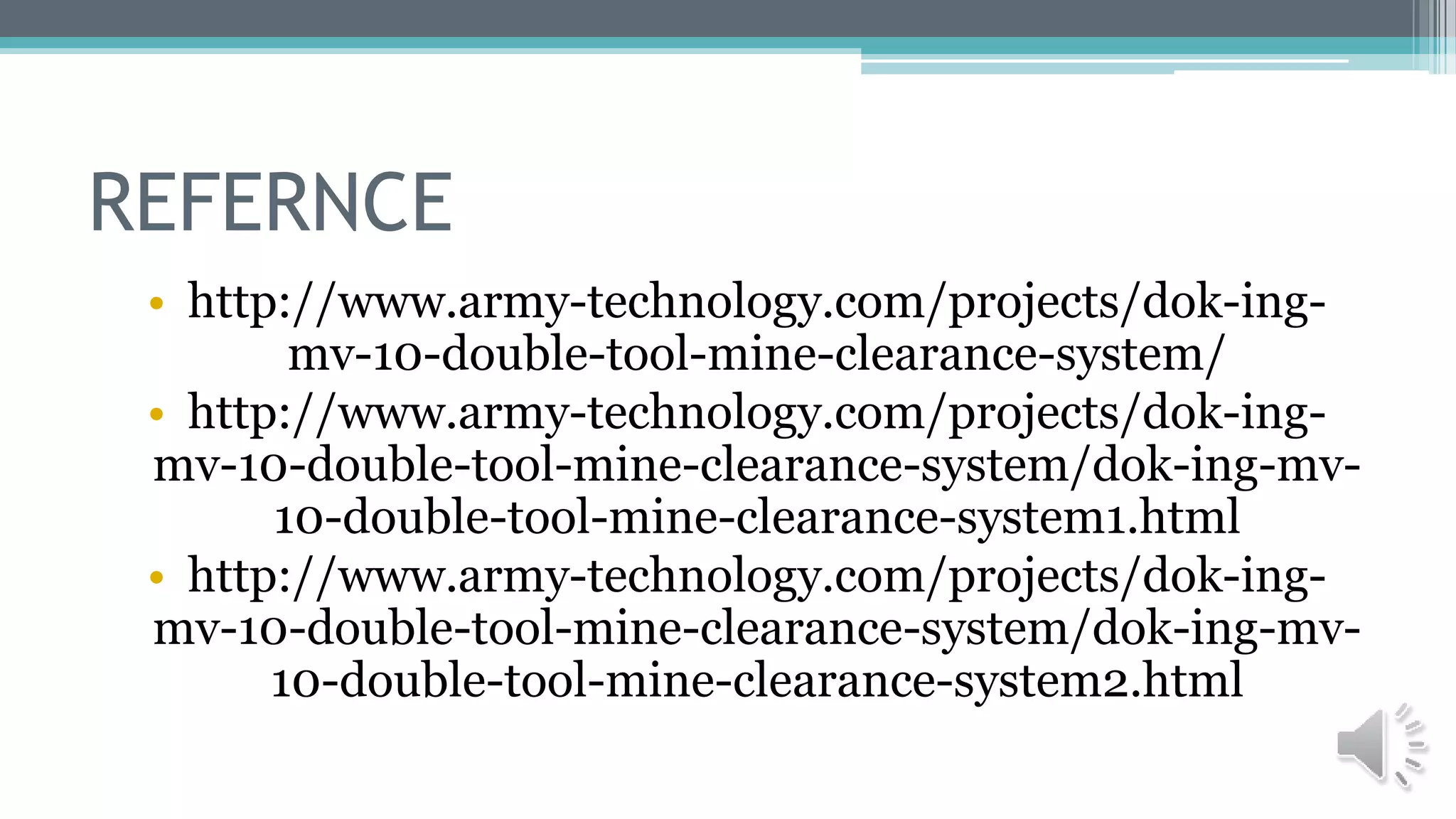 Dok ing mv-10 double tool mine clearance system, croatia | PPT