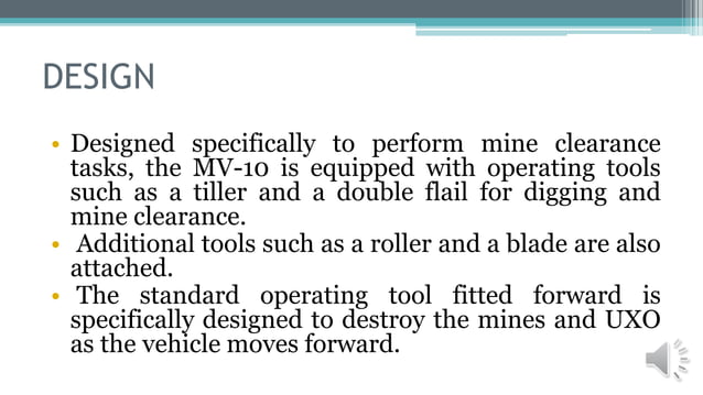 Dok ing mv-10 double tool mine clearance system, croatia | PPT