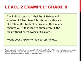 Depth of Knowledge - Math | PPT
