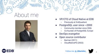 Running PostgreSQL in Kubernetes: from day 0 to day 2 with ...