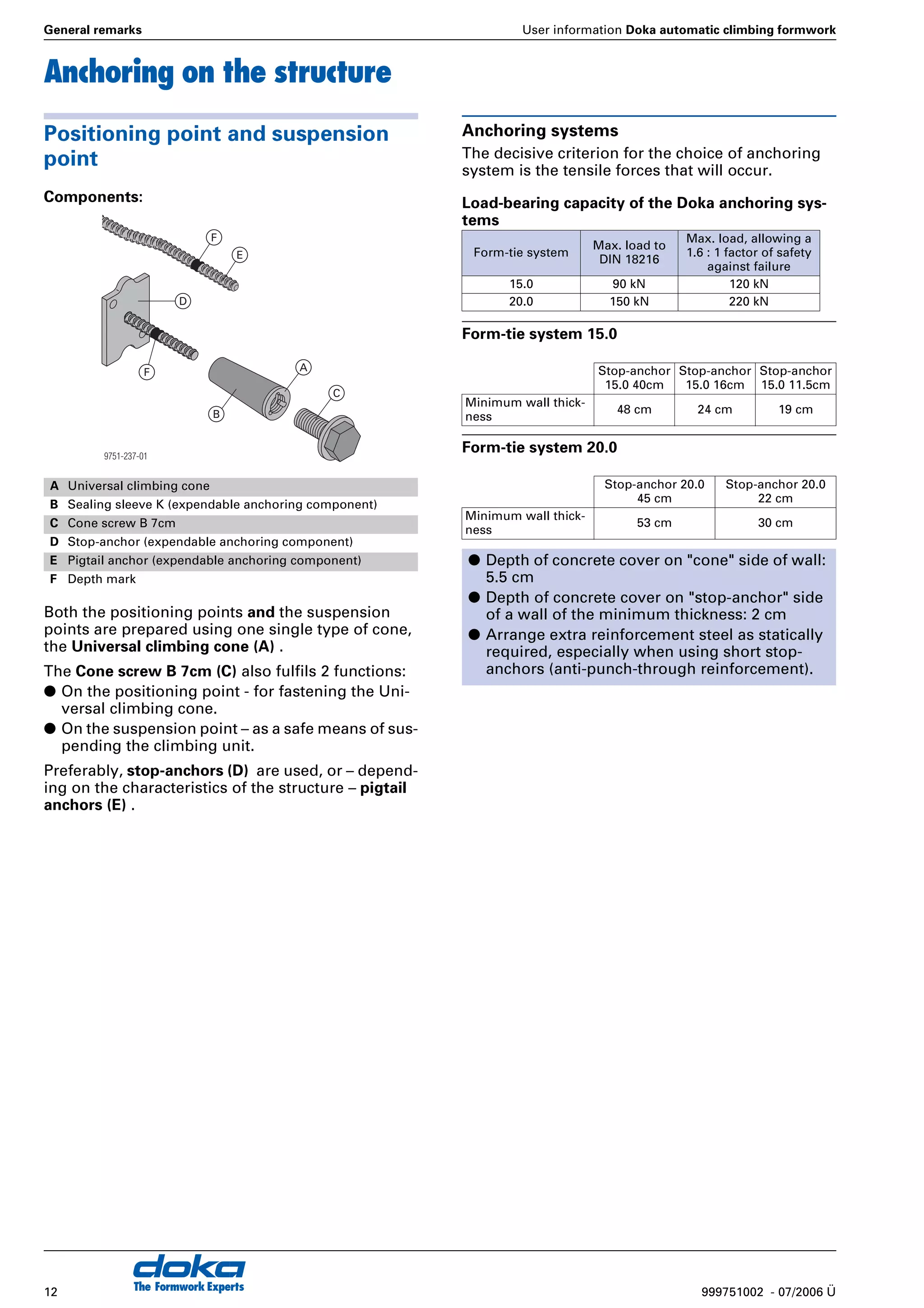 Doka self climbing system | PDF