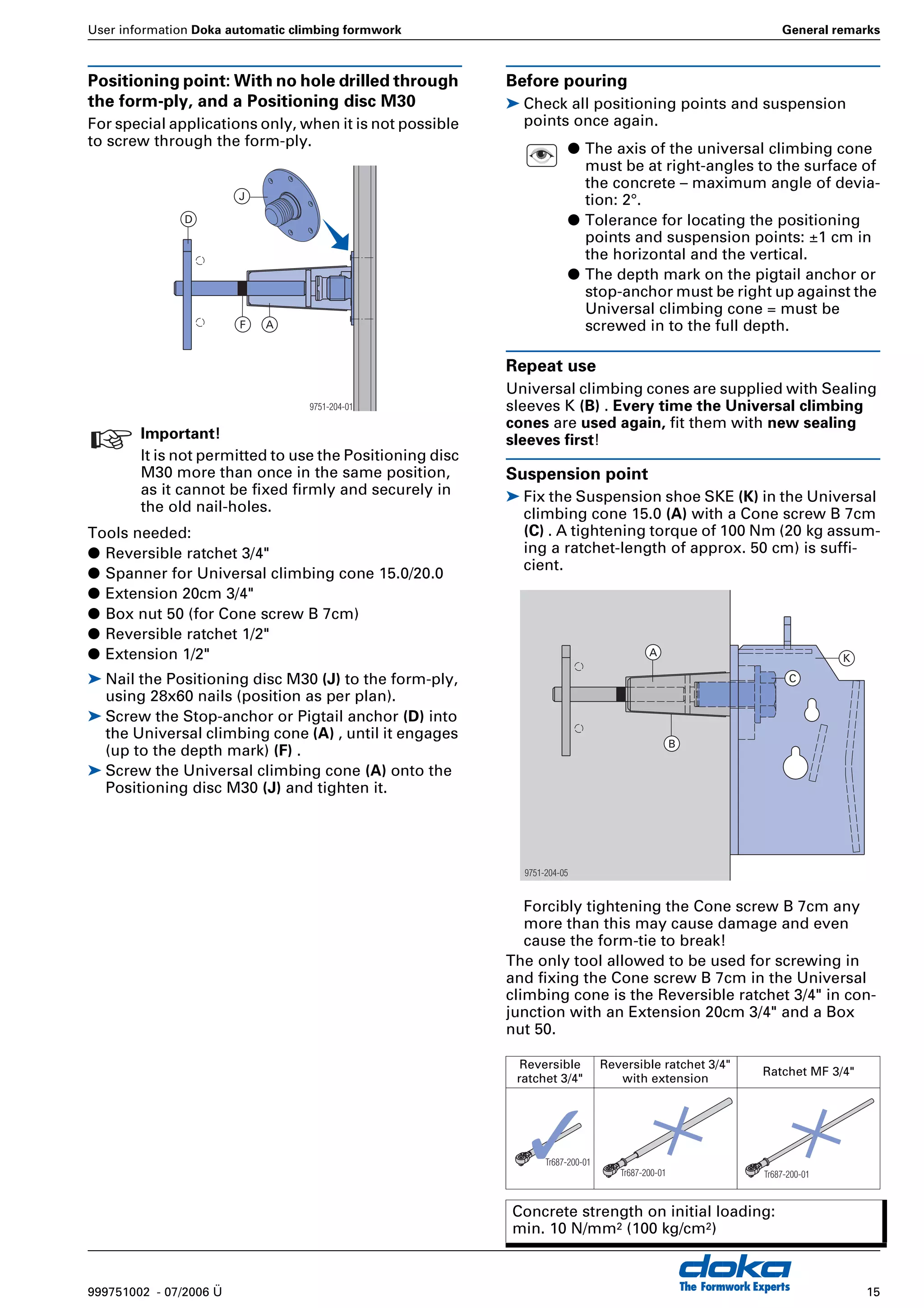 Doka self climbing system | PDF