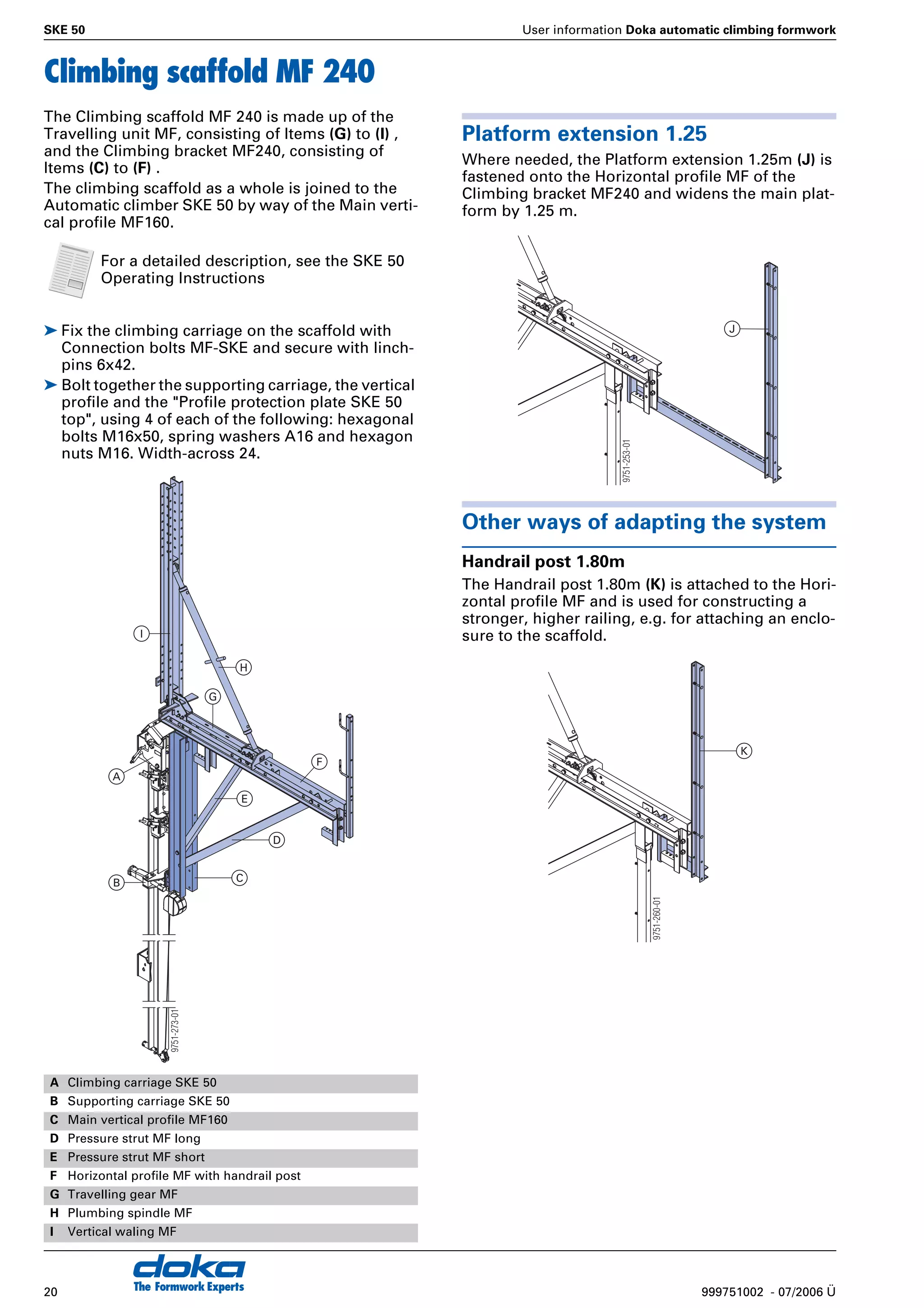 Doka self climbing system | PDF