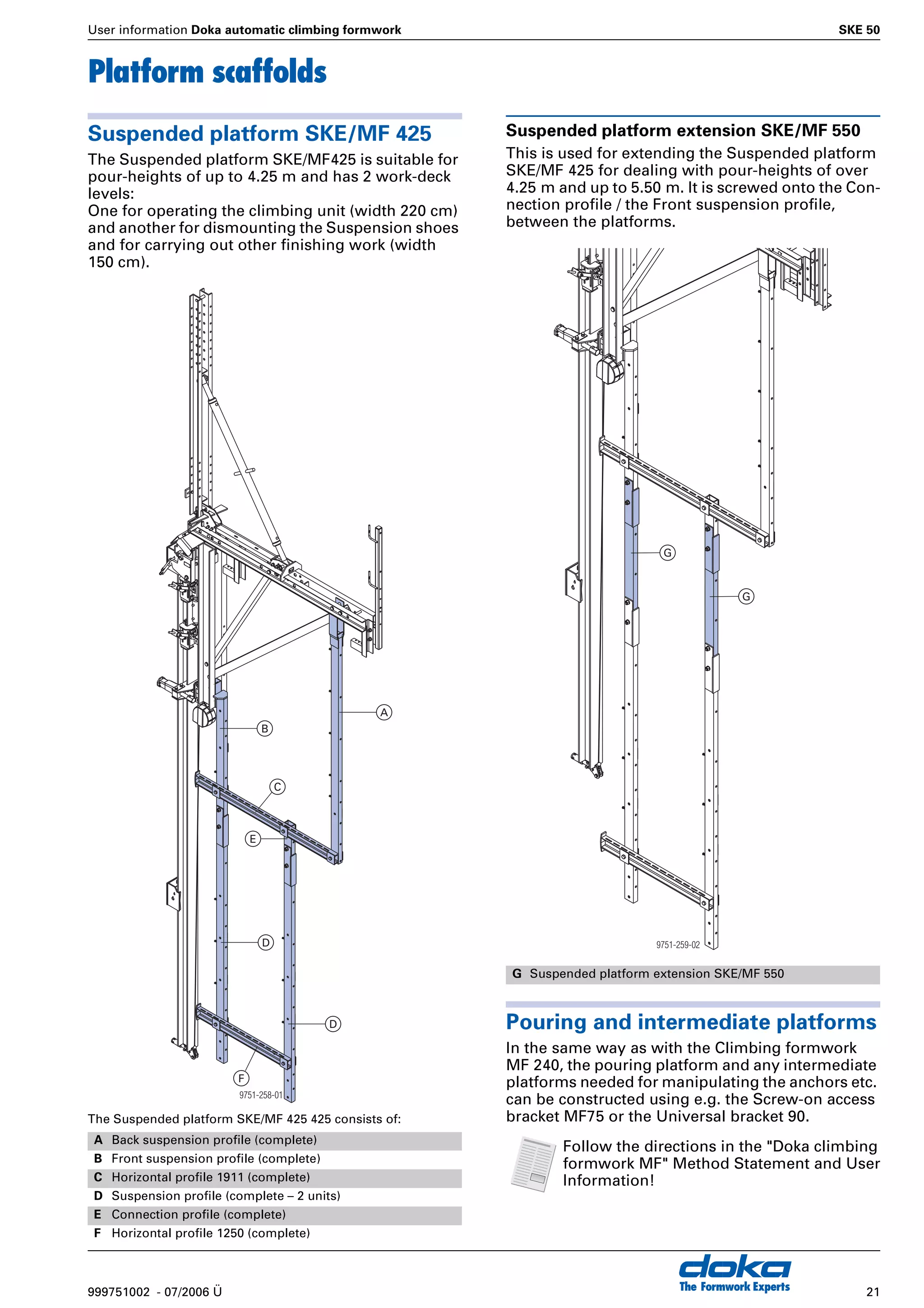 Doka self climbing system | PDF