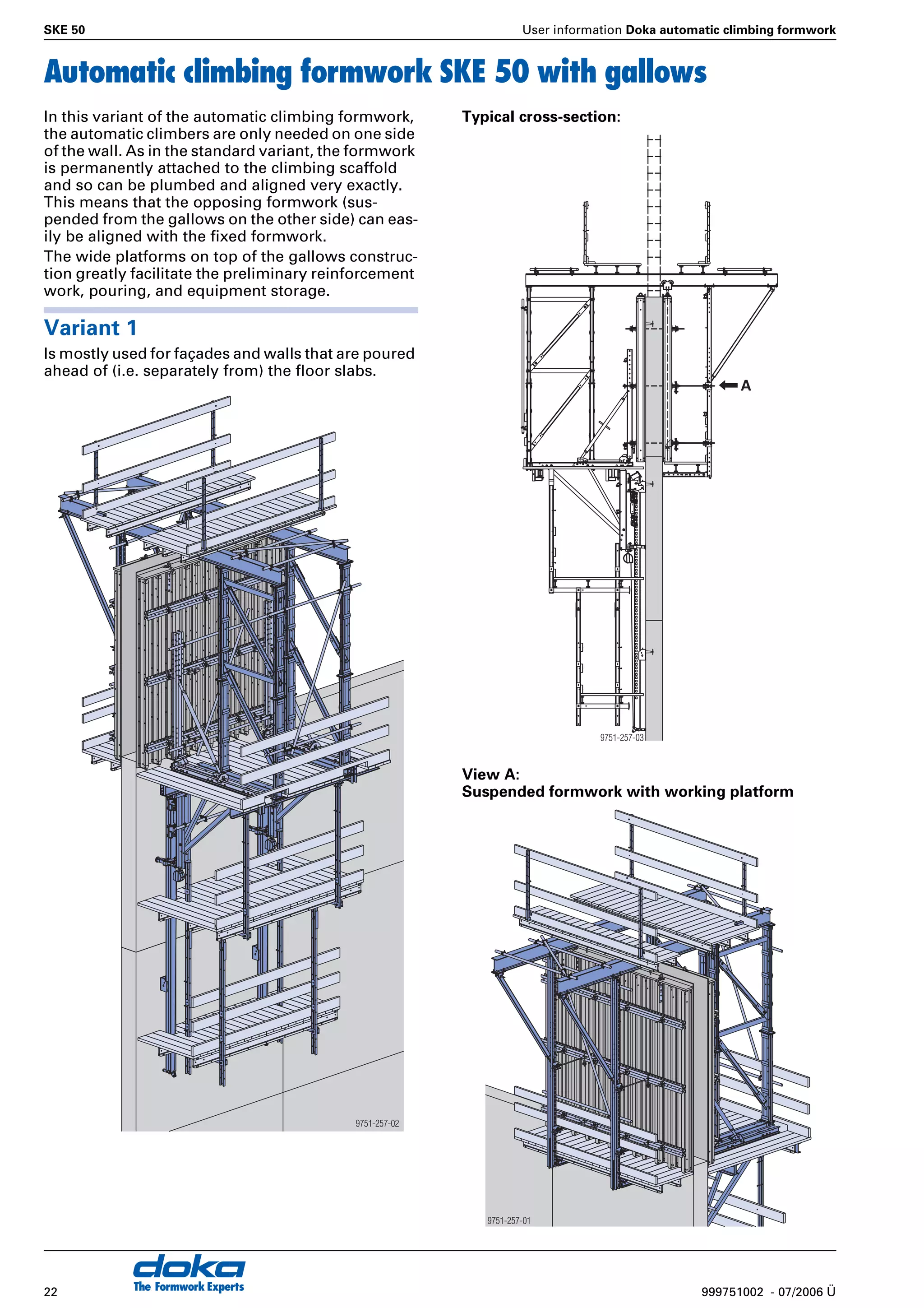 Doka self climbing system | PDF
