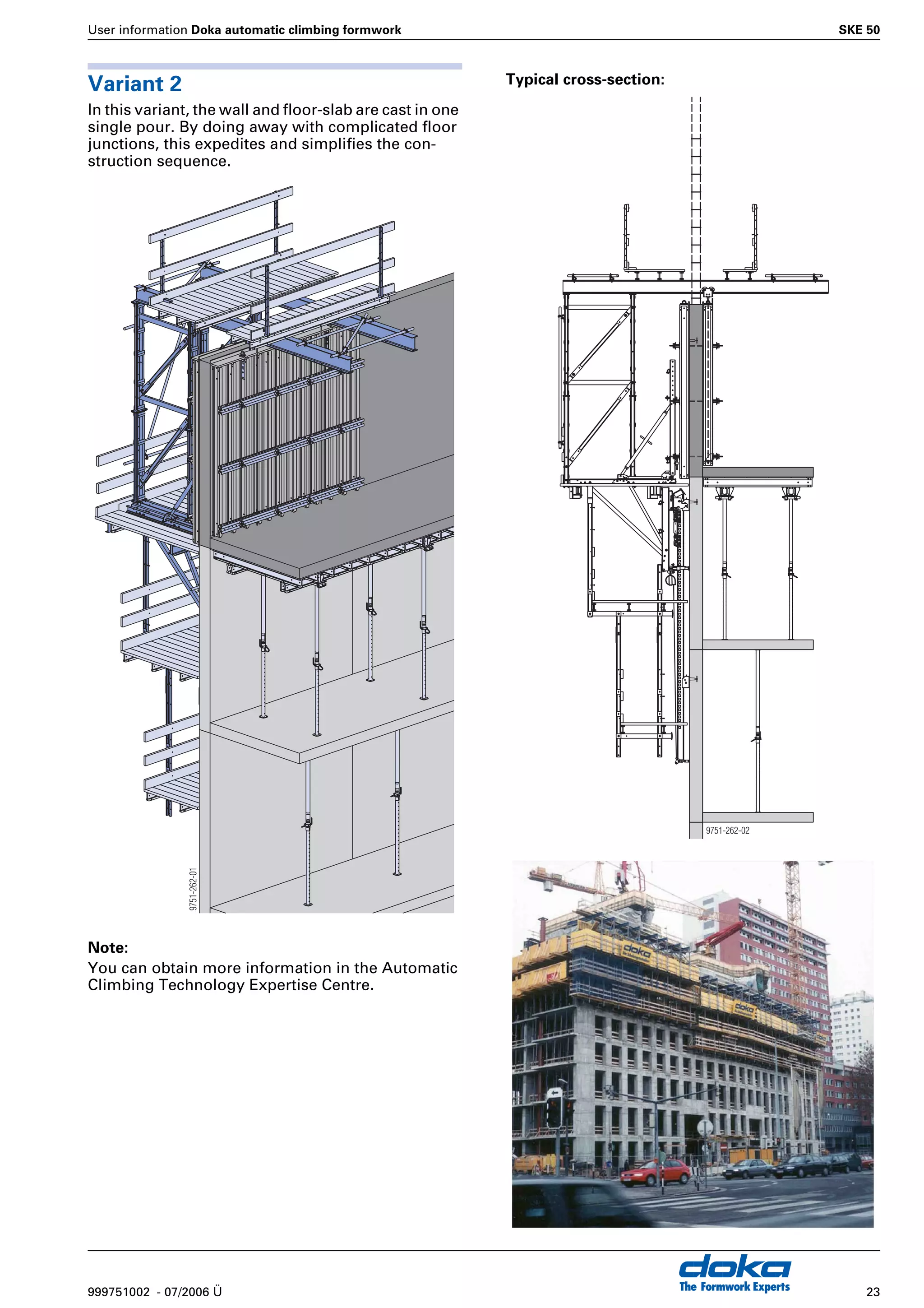 Doka self climbing system | PDF