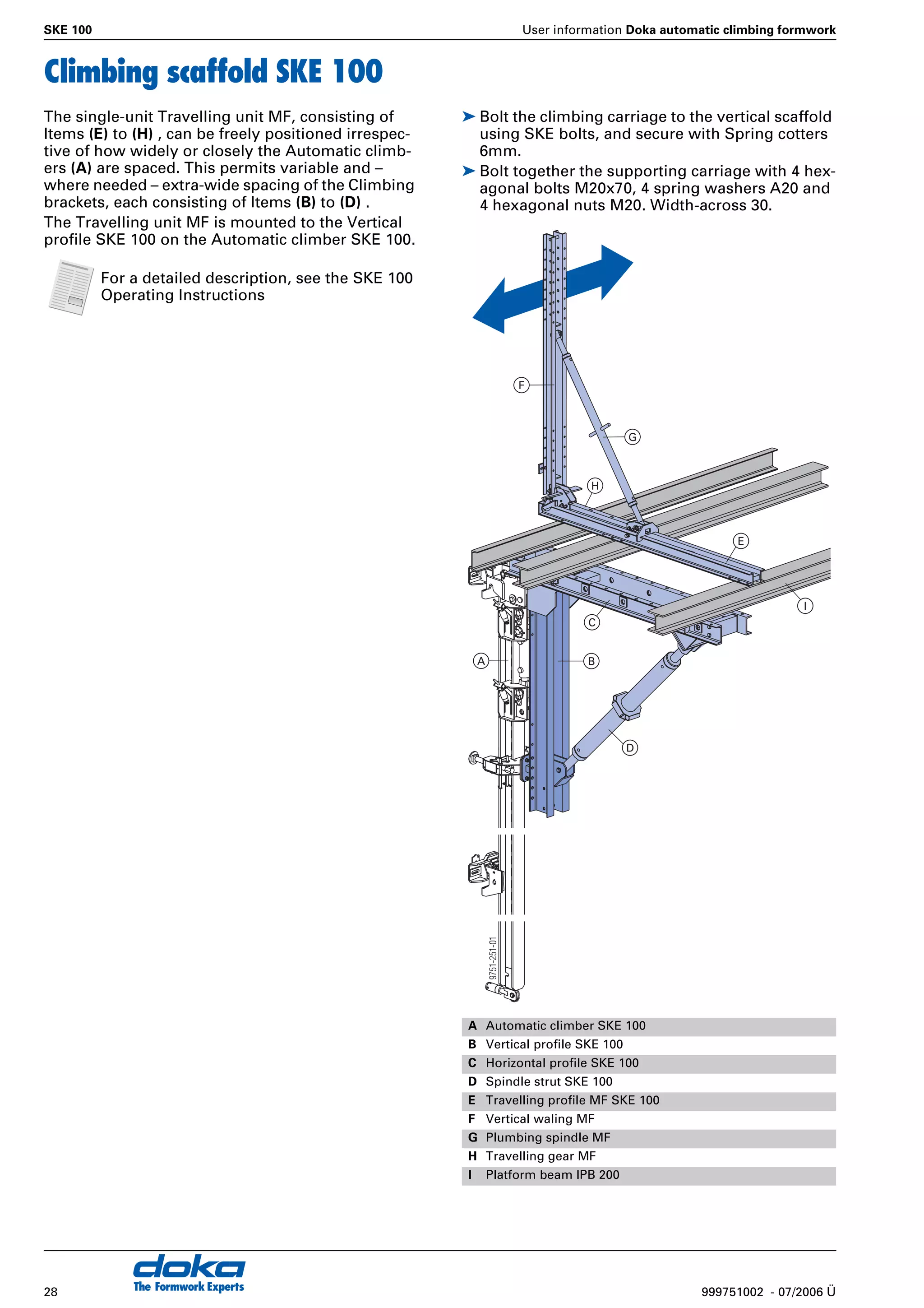 Doka self climbing system | PDF