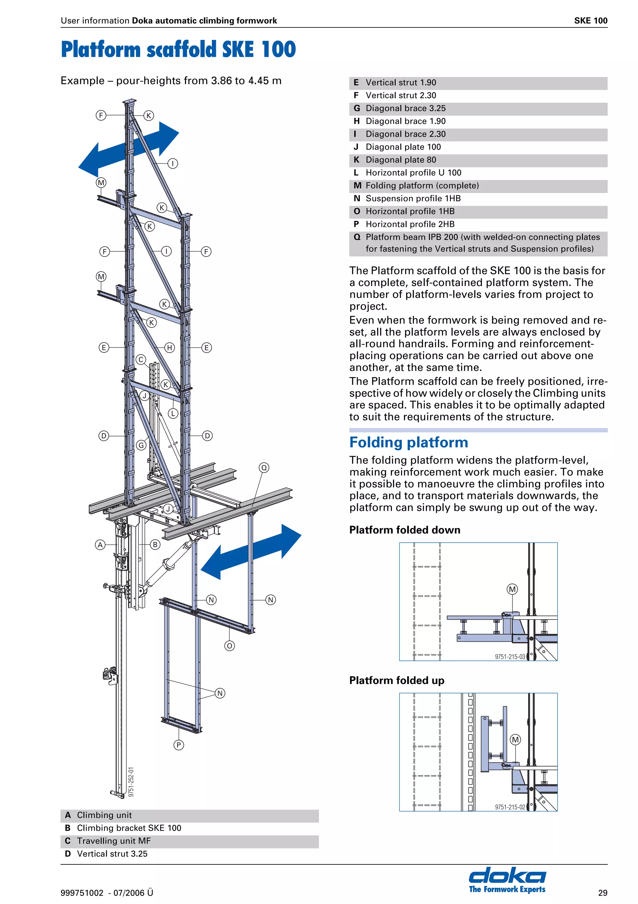 Doka self climbing system | PDF