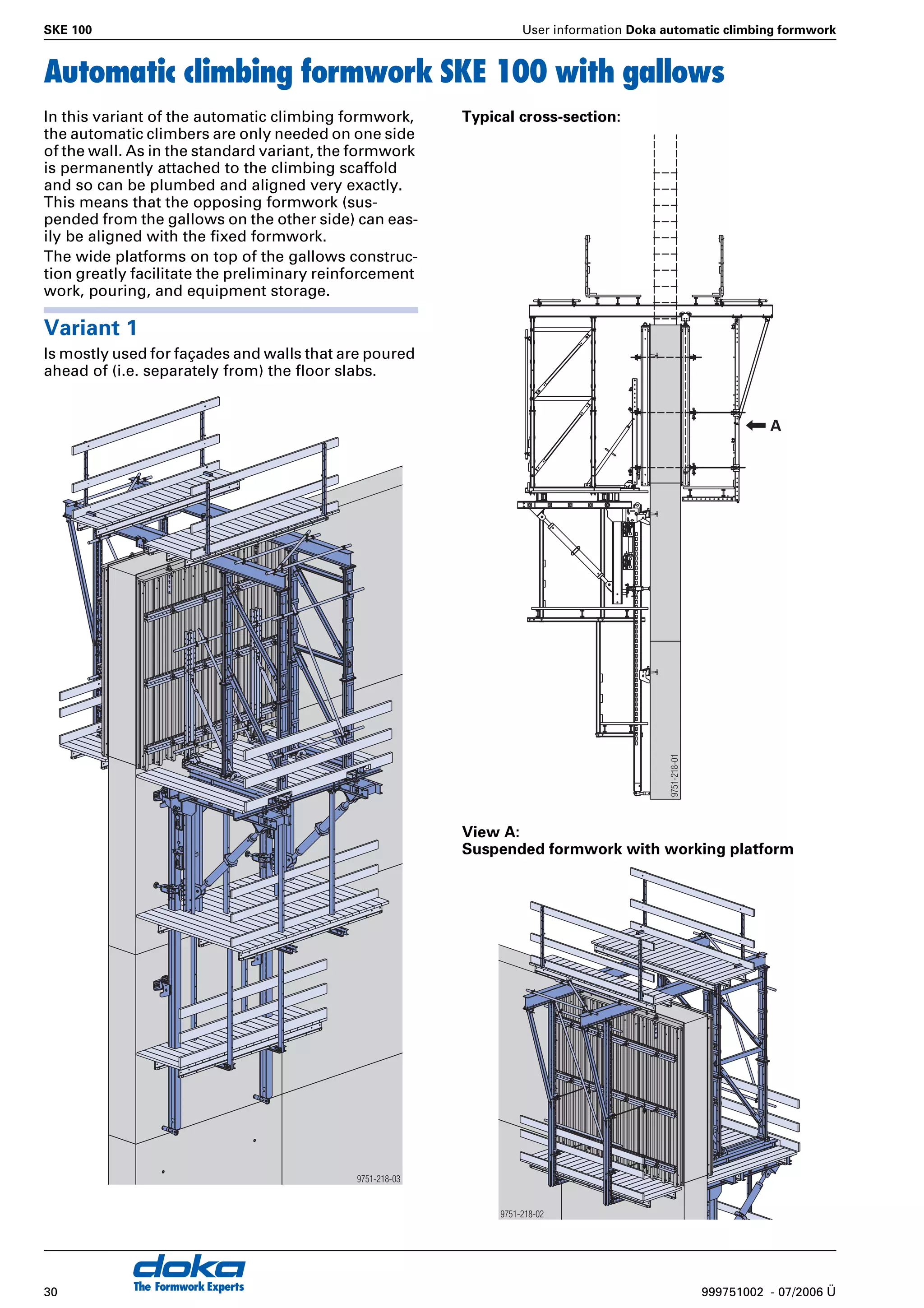 Doka self climbing system | PDF