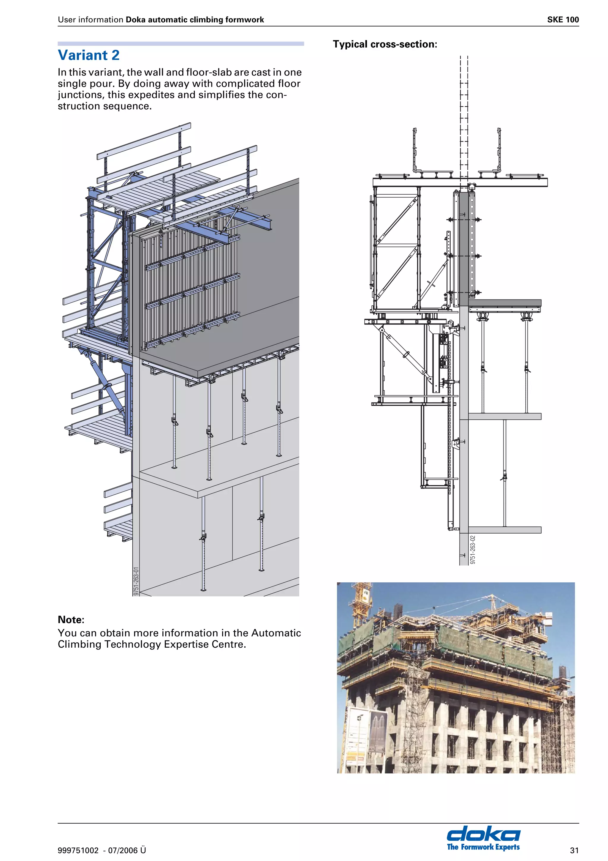 Doka self climbing system | PDF