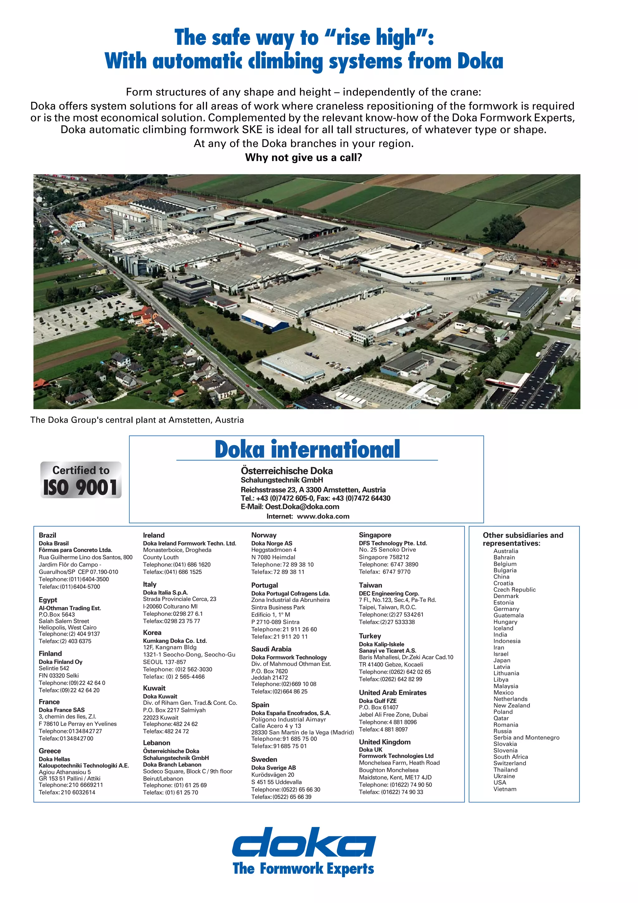 Doka self climbing system | PDF