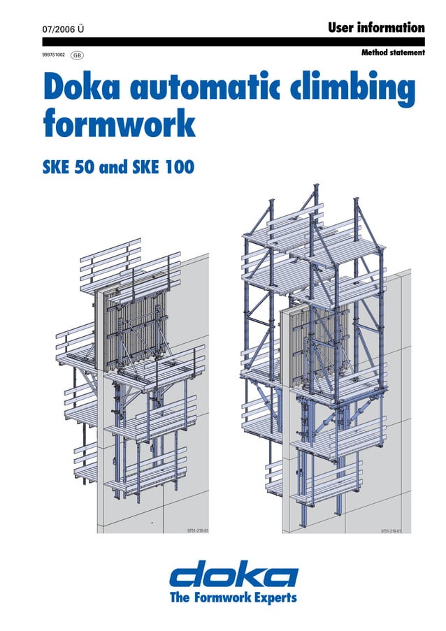 Doka self climbing system | PDF
