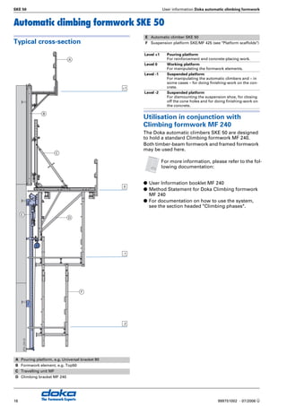 Doka self climbing system | PDF