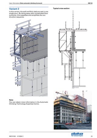 Doka self climbing system | PDF