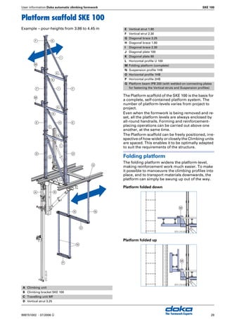 Doka self climbing system | PDF